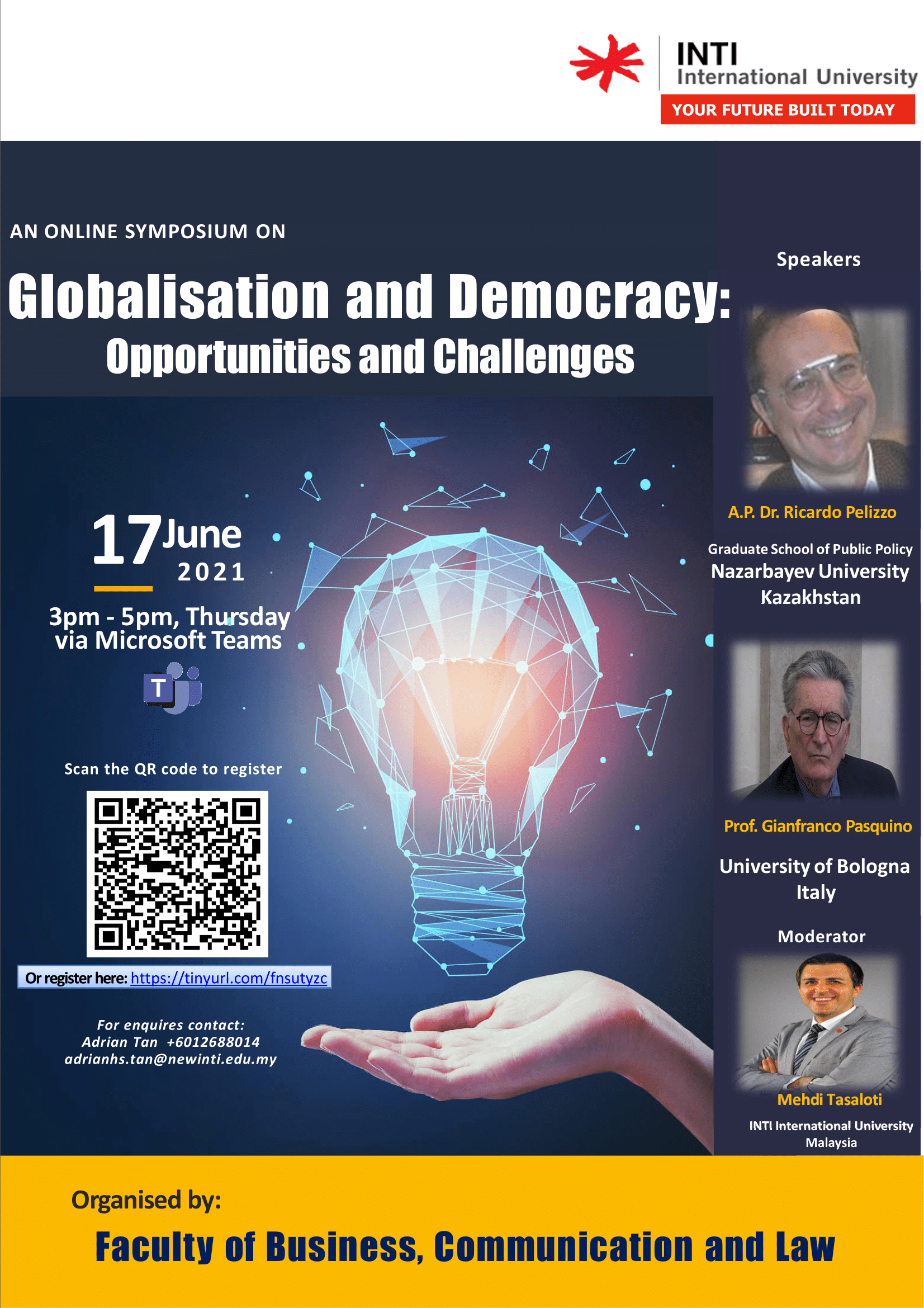 Globalisation and Democracy: Opportunities and Challenges - INTI ...