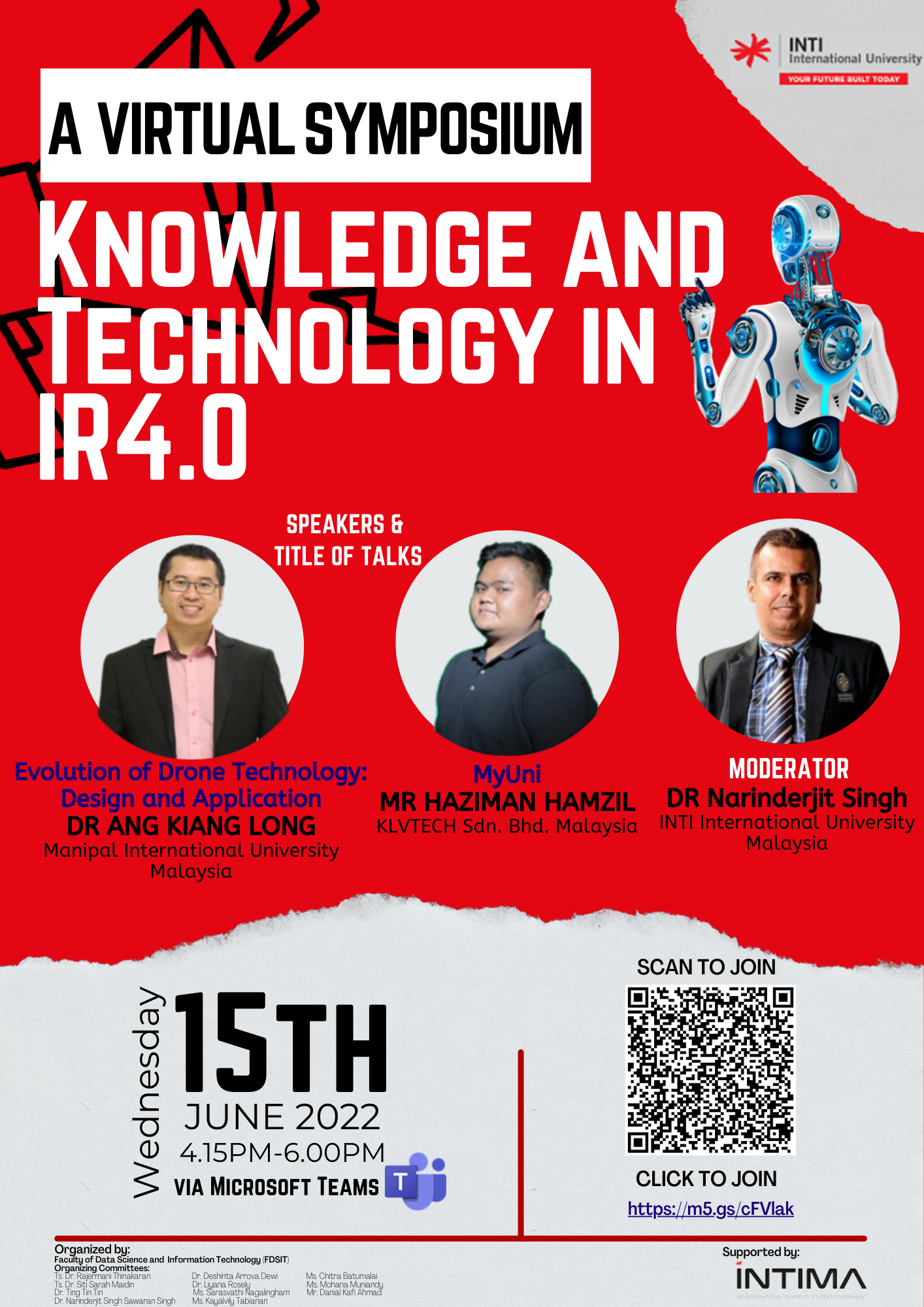 Virtual Symposium 2022: Knowledge and Technology in IR4.0 – INTI ...