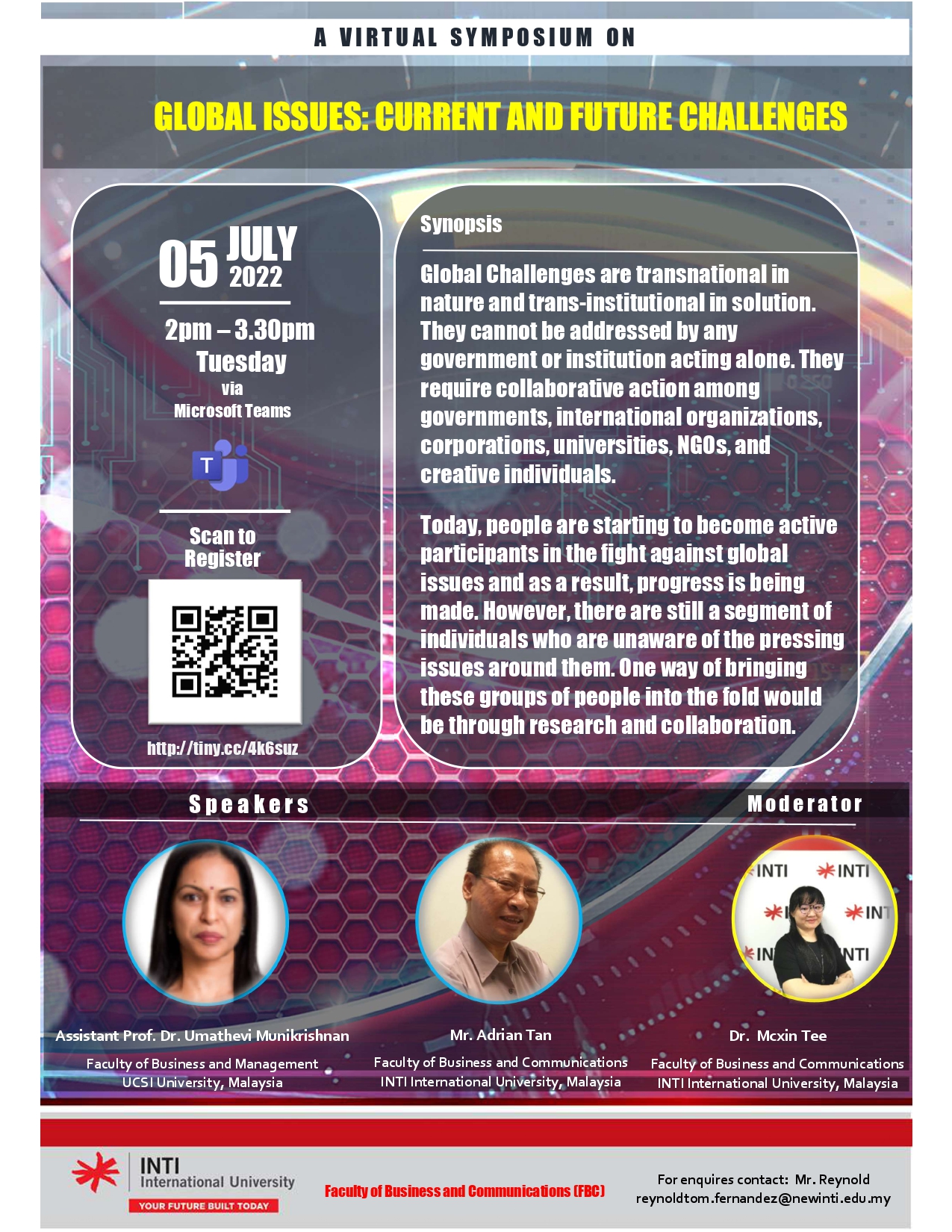 Global issues: current and future challenges. – INTI International ...