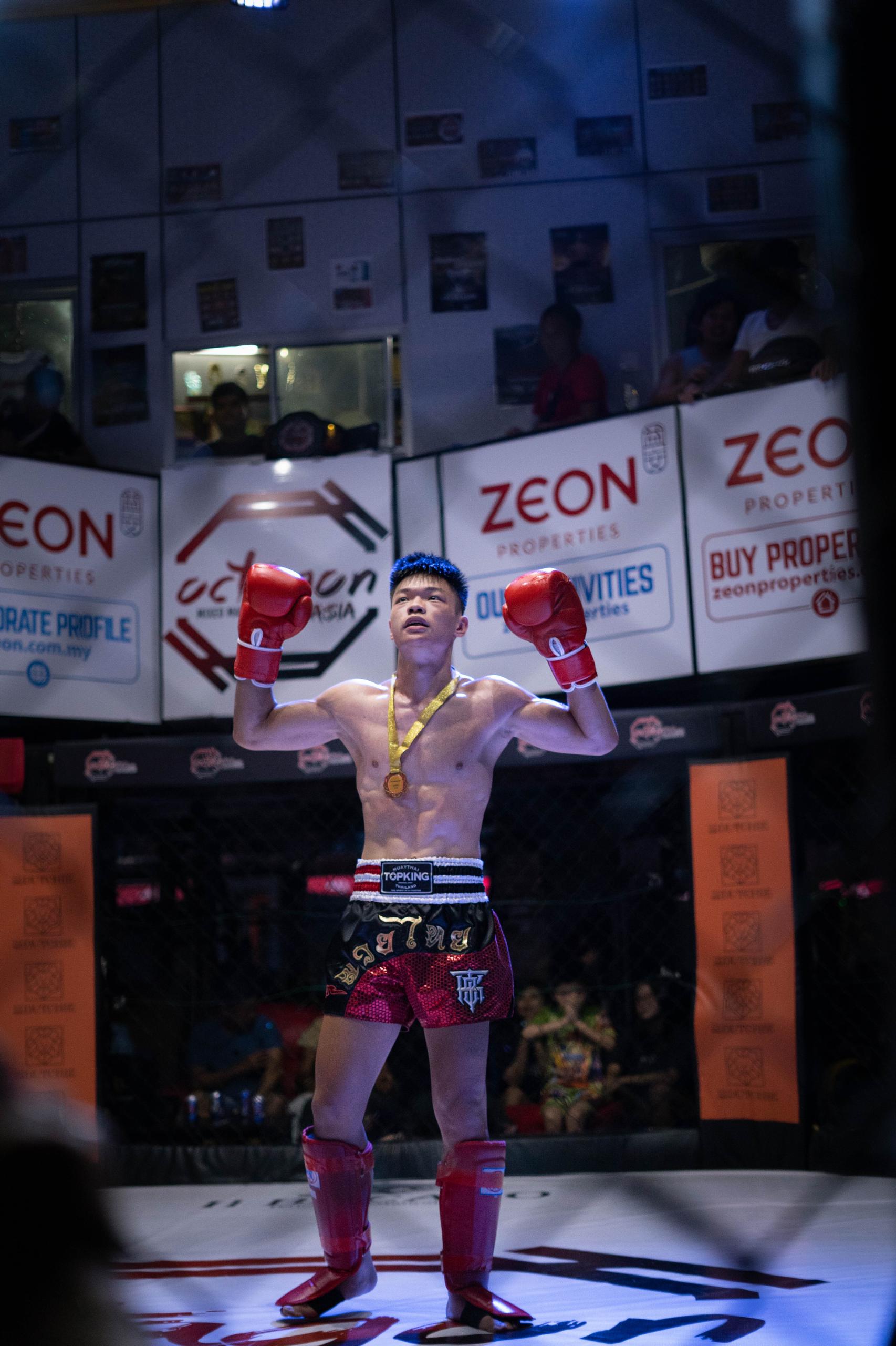 Colour Blindness No Barrier for INTI’s Kickboxing Champion Ethan Cheng ...